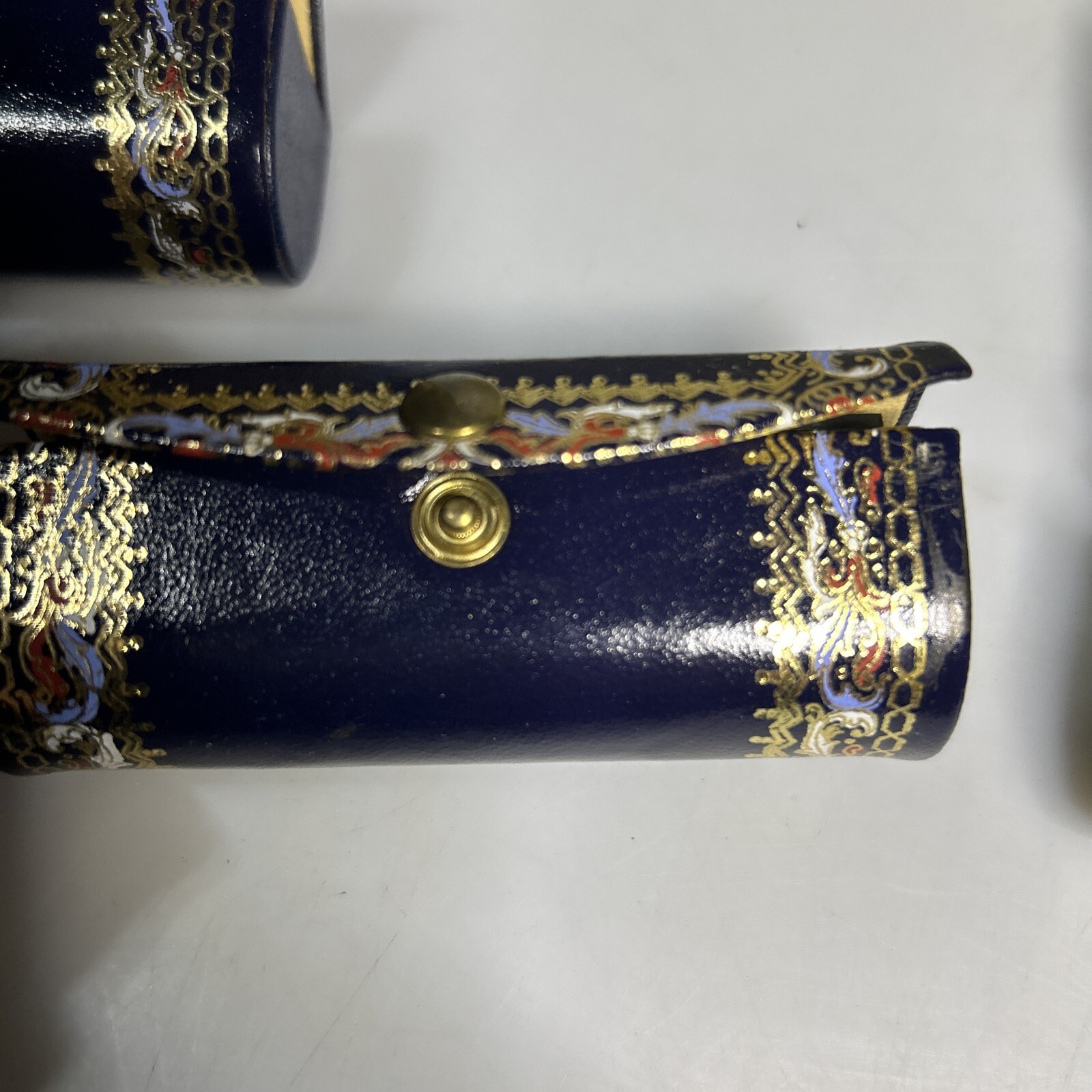 Vintage 1960s Fiocchi Italy Florentine Leather Lipstick Case Holder ...