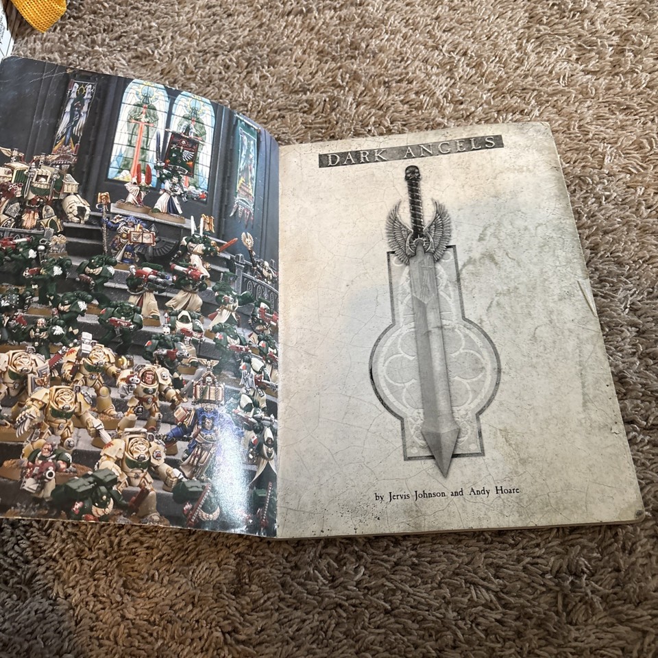 Warhammer 40K Dark Angels Rules Supplement 1621 | eBay UK