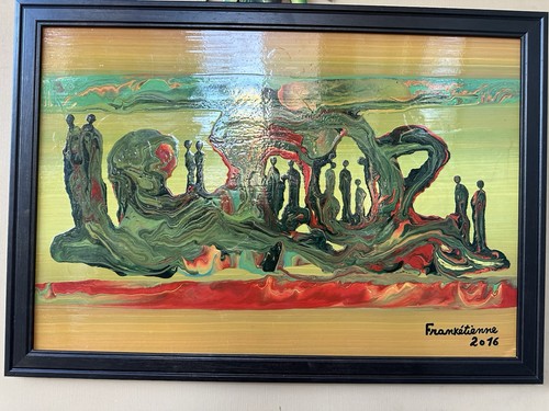 Wonderful Masterpiece By the late Haitian Legend Franck Etienne. 26”x18 ...