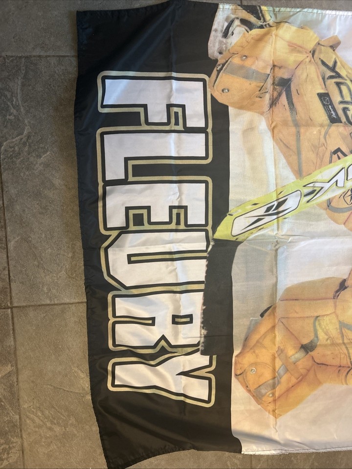 Marc-Andre Fleury Banner Flag SGA Civic Arena Pittsburgh Penguins Pre ...