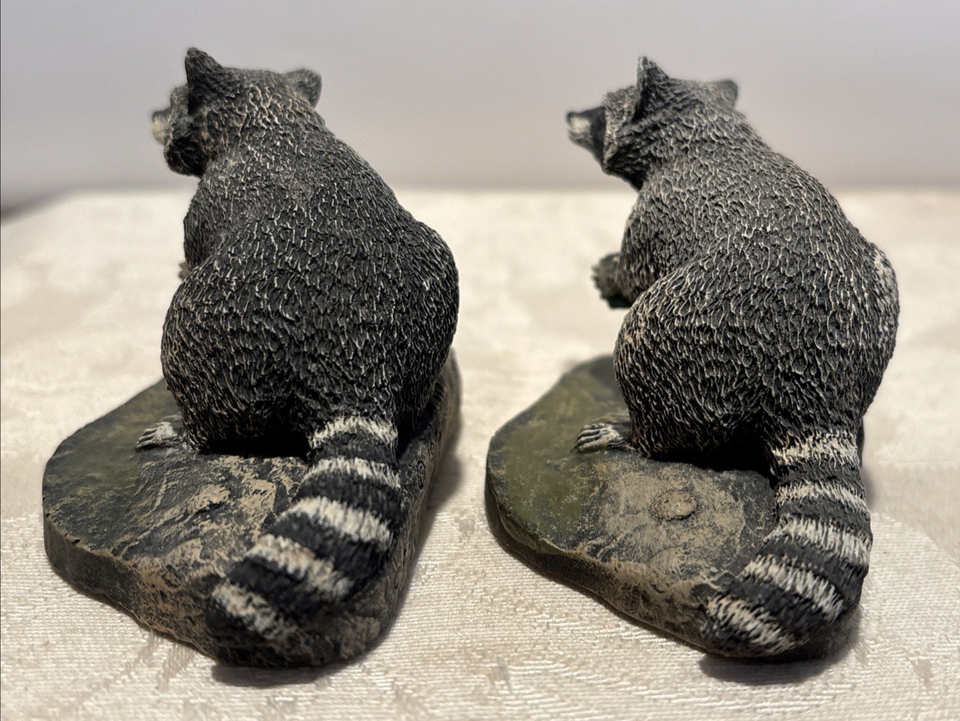 Lot of 5 Vintage Collectible Animal Miniature Figurines - Raccoons and ...