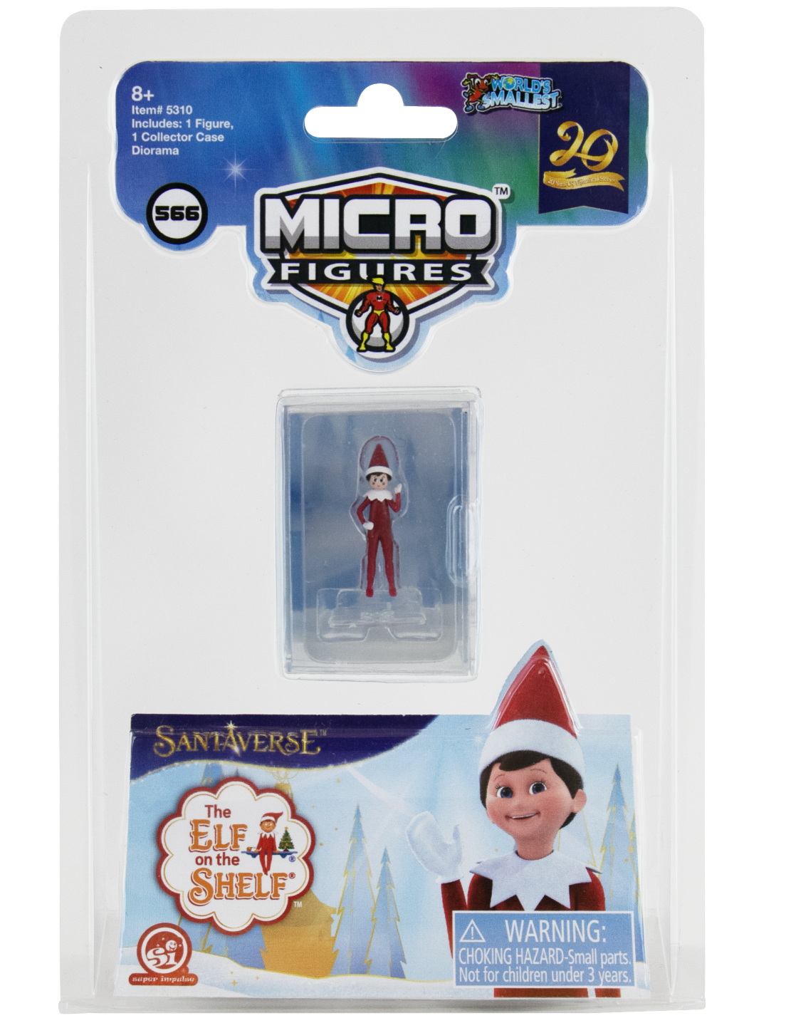 World's Smallest MICRO Elf On The Shelf 1.25" Mini Figure Doll ...
