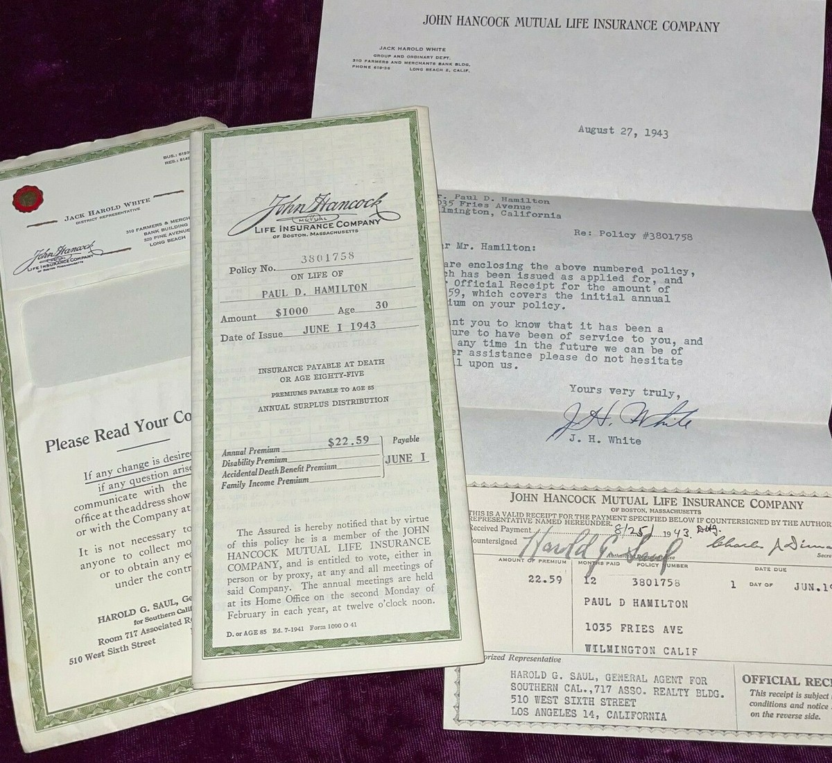 John Hancock Insurance Member Companies Life Insurance Council Of