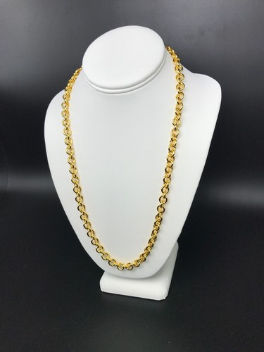 9999 24k Gold Round Links Chain 150 Gram 24 Inches No Clasp | eBay