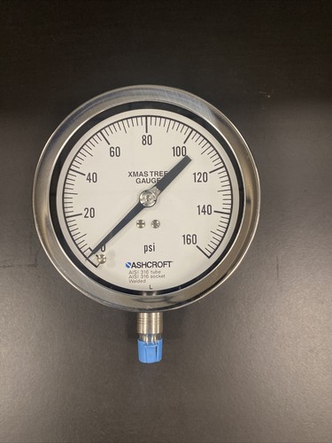 Brand New 45-1020S-02L-160PSI Tree Pressure Gauge 4.5 in Dial | eBay