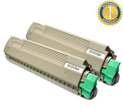 2 PK Black Toner Cartridge Compatible For Okidata Oki C830 C830N C830DN C830DTN | eBay