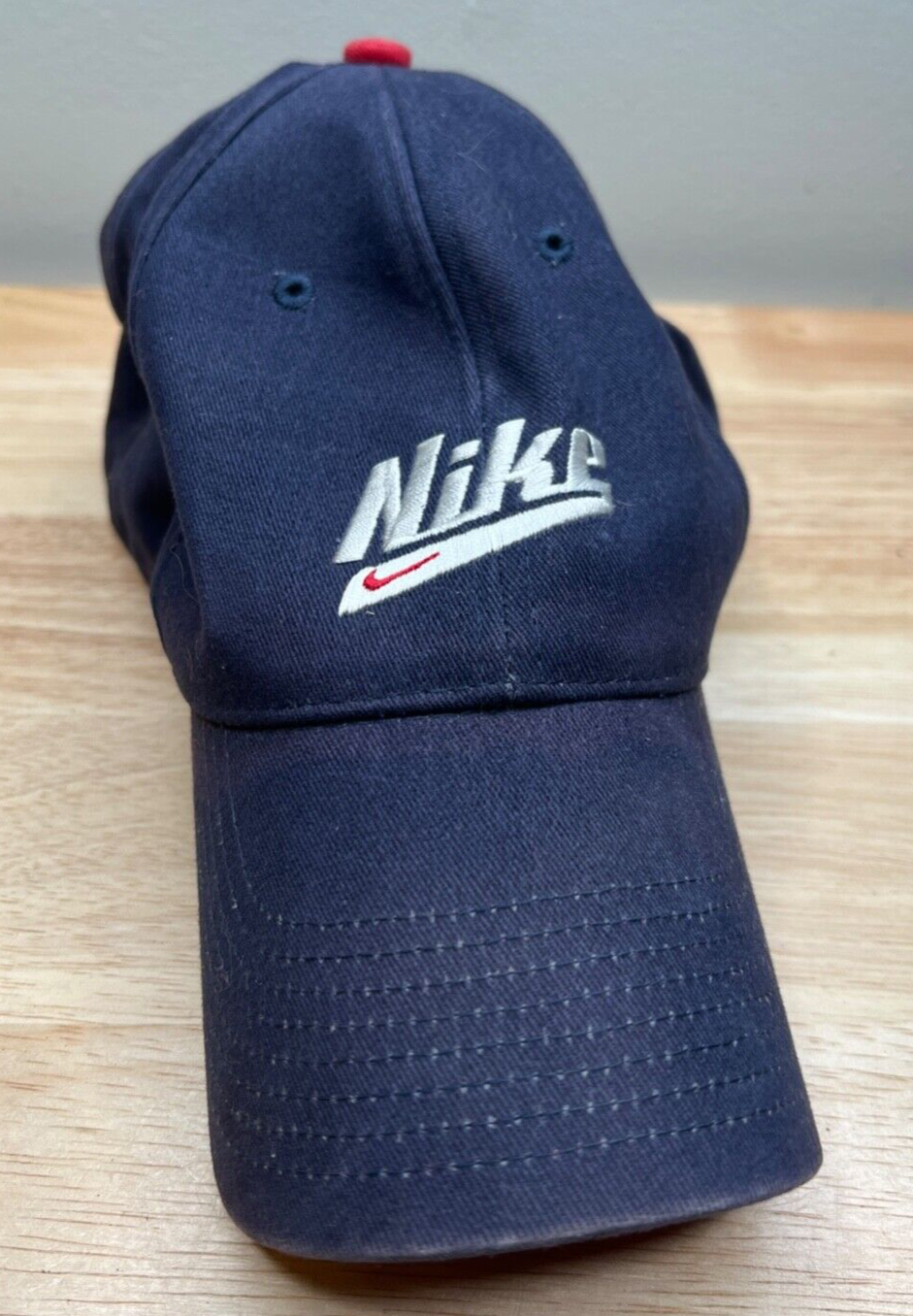Nike Baseball Hat Mens Blue Strapback Embroidered Logo Cap | eBay