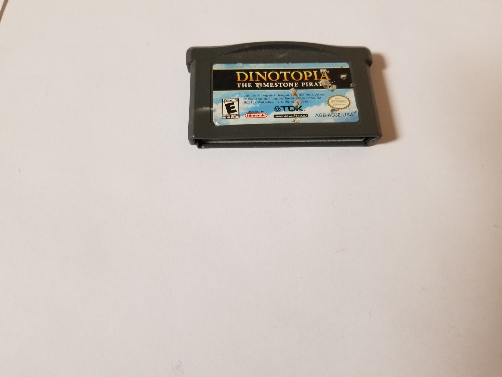 Dinotopia: The Timestone Pirates Nintendo Game Boy Advance GBA ...
