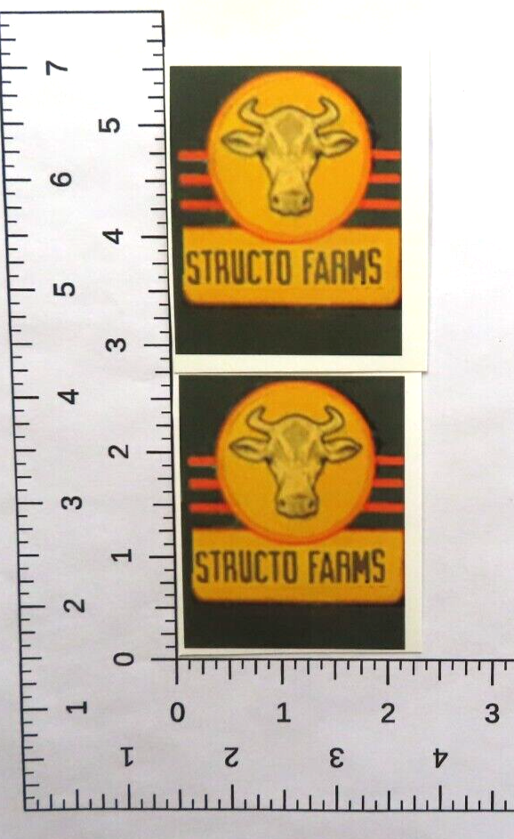 Structo farms water slide decal set with tracking | eBay