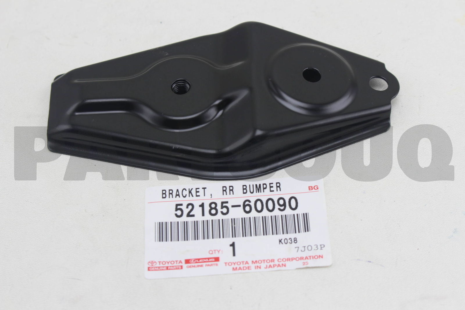5218560090 Genuine Toyota BRACKET, REAR BUMPER SIDE MOUNTING, RH/LH ...