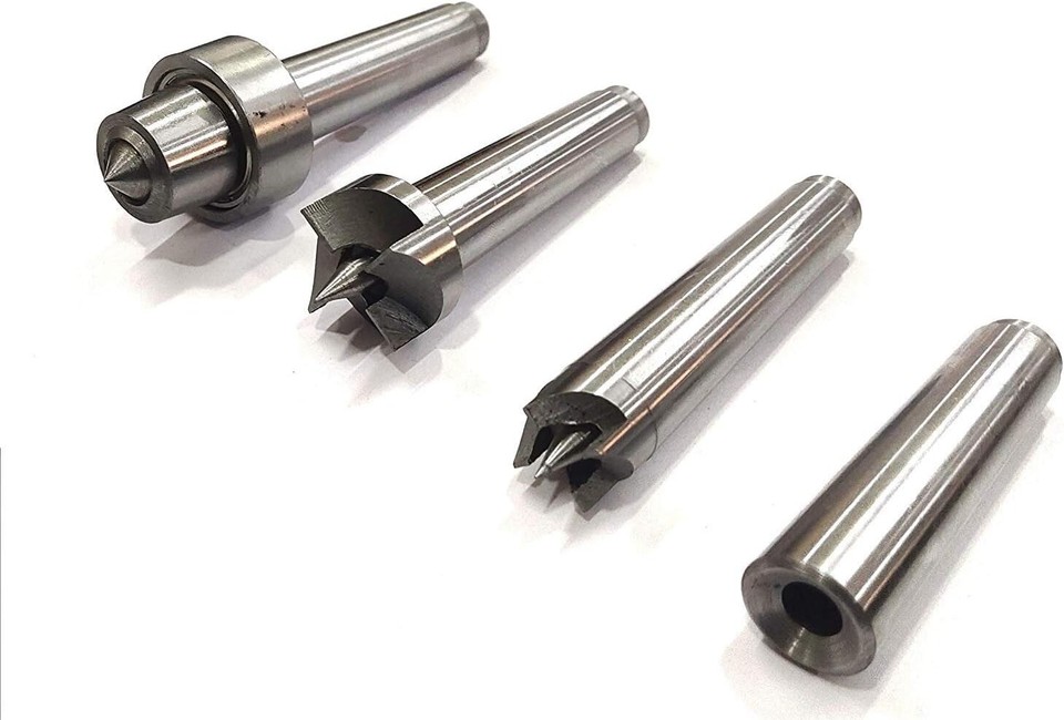 4PCS MT2 Wood Lathe Live Center MT2 Drive Spur Cup Arbor | eBay