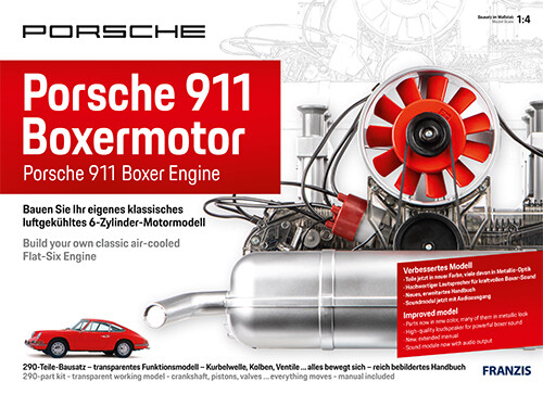 Porsche Flat-Six Boxer Engine Model Kit, Porsche Museum Edition ...