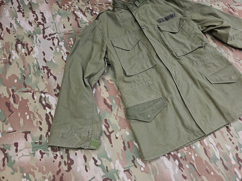 🇺🇸GENUINE USGI 1980 US Army OD Green M65 Cold Weather Field Jacket Coat ...