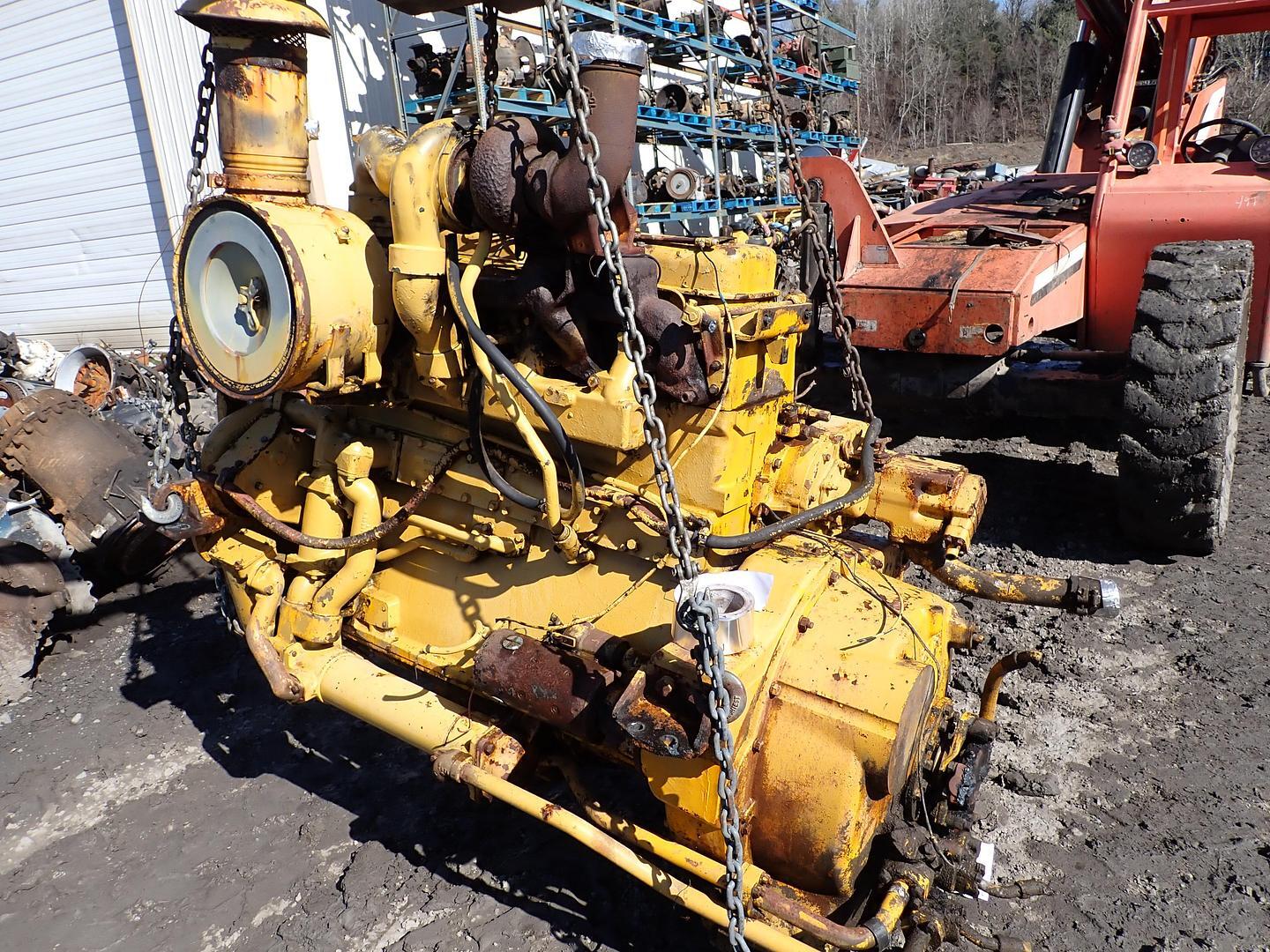 1968 Caterpillar D339 Turbo Diesel Engine MINT RUNNER! VIDEO! D7 D7E ...