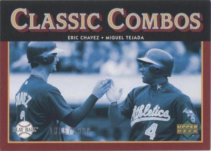 2004 Upper Deck Play Ball - Classic Combo Miguel Tejada, Eric Chavez ...