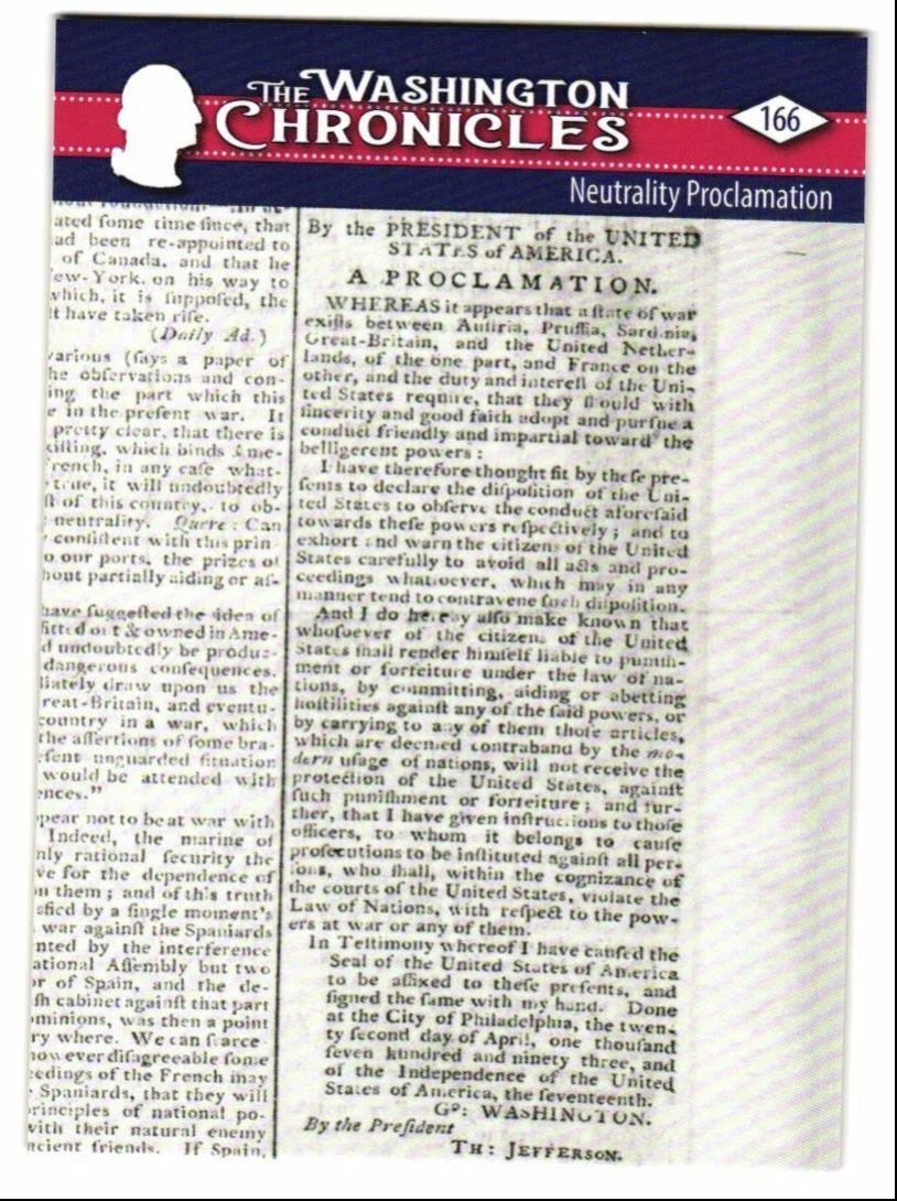 Neutrality Proclamation