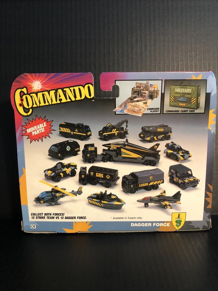 Vtg 1988 Matchbox Commando Dagger Force NIP AC100 Plane, Tank, Army ...