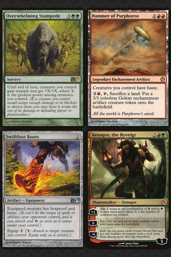 Gallia of the Endless Dance SATYR Commander Deck Gruul Magic MTG Ready ...