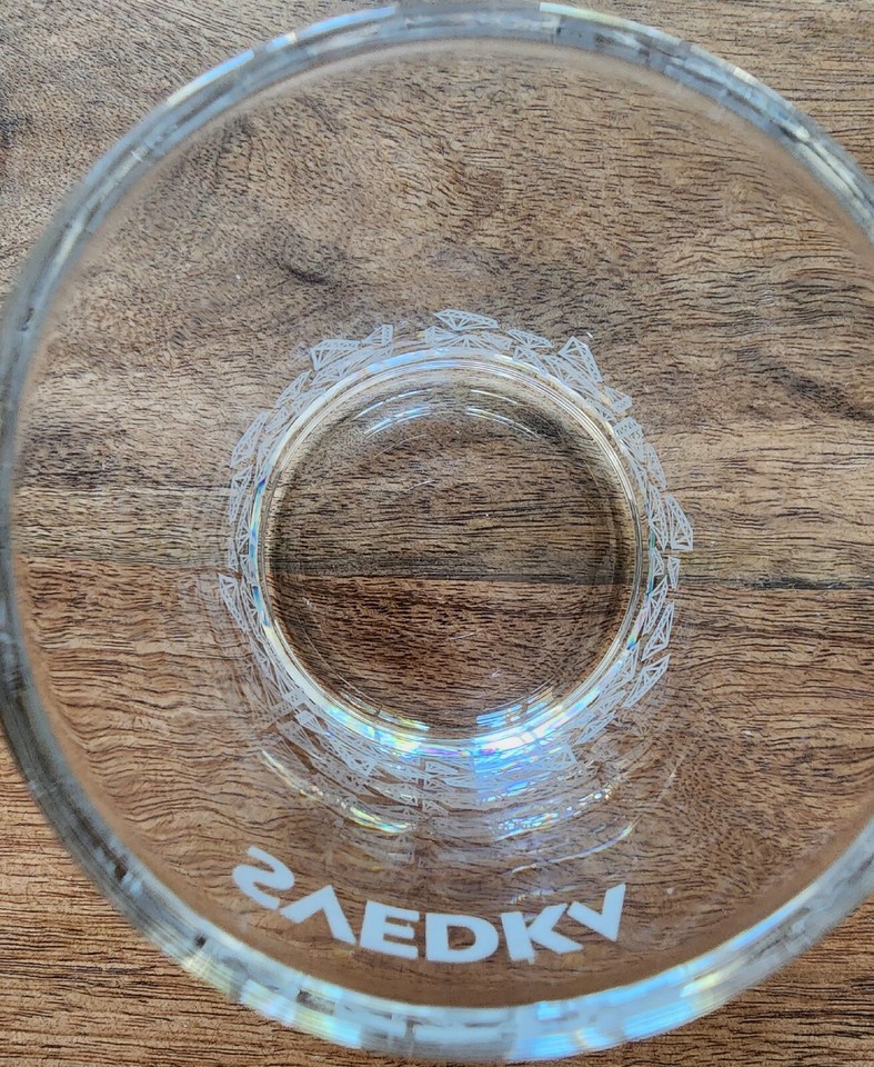 RARE Svedka Vodka Icy Diamonds Sipping Rocks Tumbler Glass | Etched | eBay