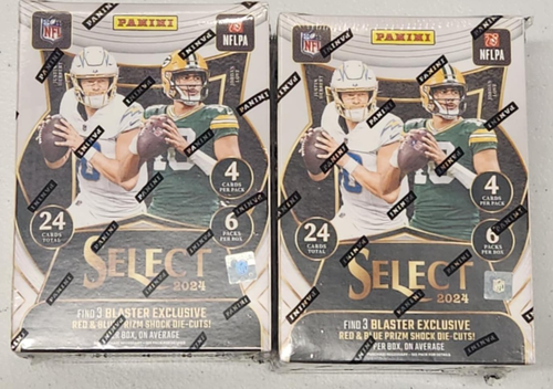 2024 PANINI SELECT FOOTBALL - FACTORY SEALED - BLASTER BOX - LOT OF 2 ...