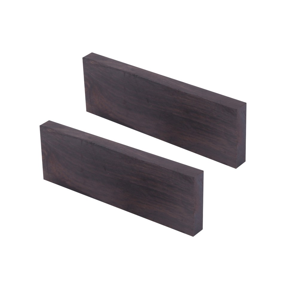 2 Pcs Black Ebony Lumber Wood Timber Handle Plate for Music Instruments ...