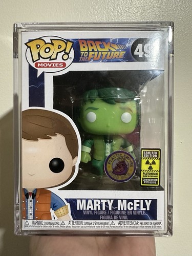 Funko Pop Back To The Future Marty McFly GITD Plutonium Plastic Empire ...