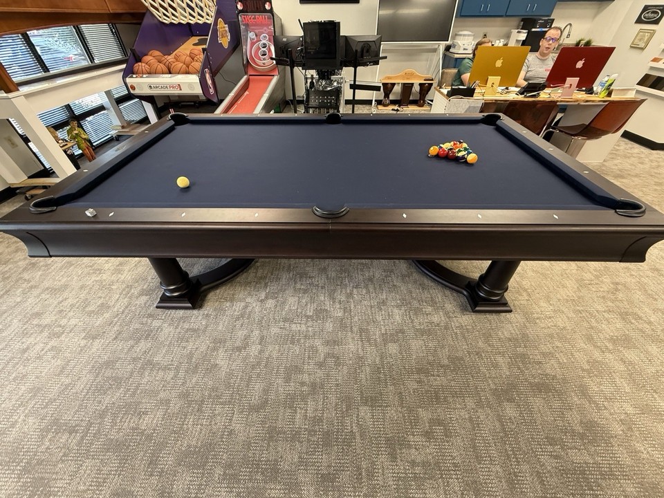 Brunswick Lexington Pool Table | Size 9' | Cherry Finish | Delivery ...