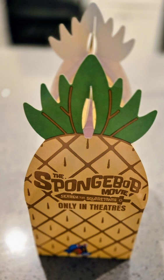 2025 Burger King Spongebob Squarepants Kids Meal Empty Pineapple Box ...