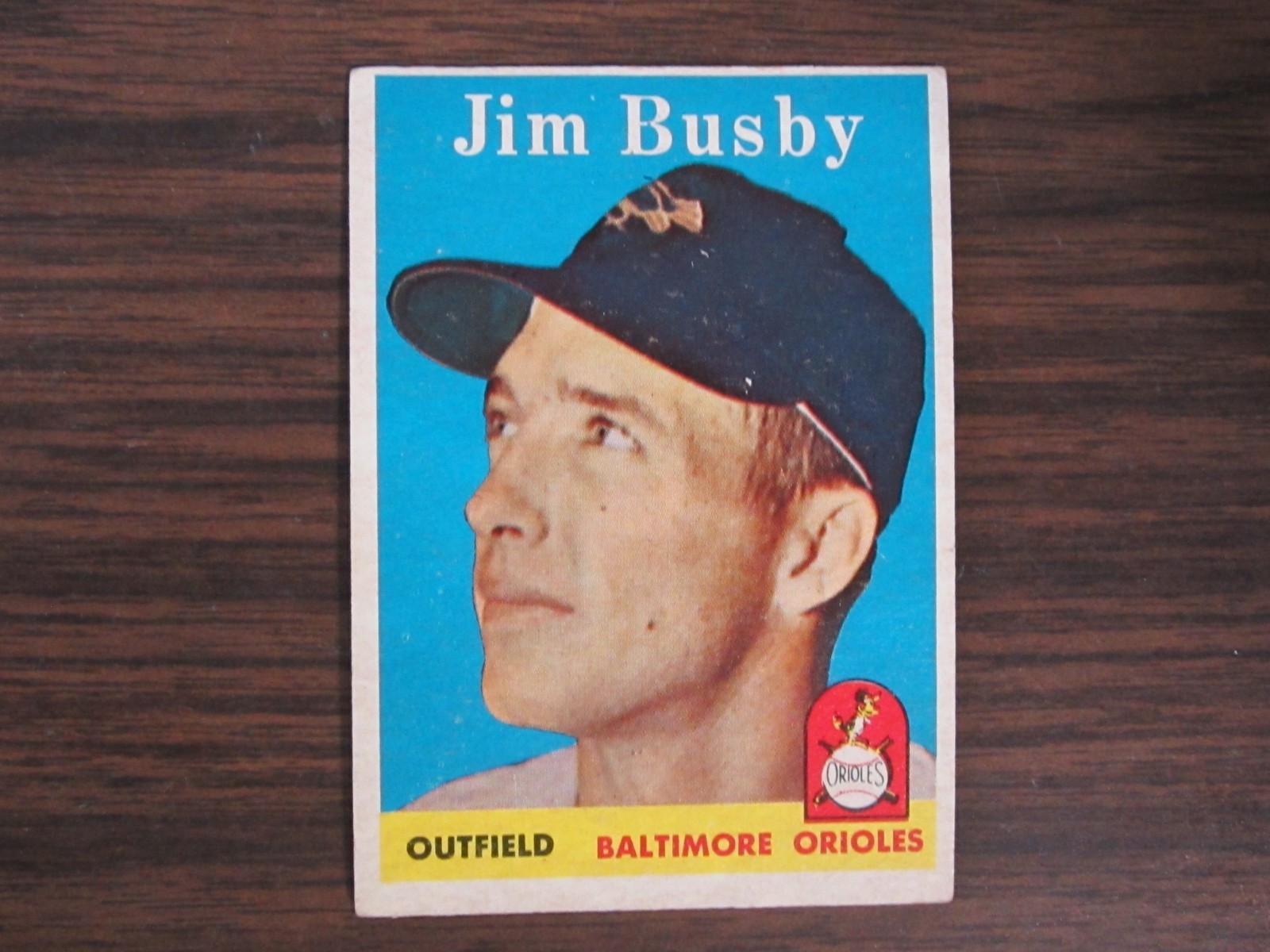 1958 Topps # 28 Jim Busby Card Baltimore Orioles | eBay