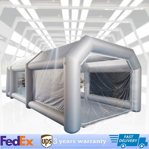 20x10x8FT Inflatable Spray Booth Paint Tent Mobile Portable Workstation ...