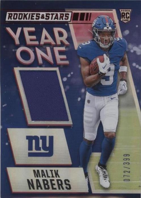 2024 Panini Rookies & Stars - Year 1 Relics Malik Nabers #YO-MNS ...