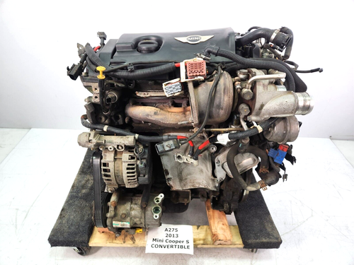 12-13 OEM Mini Cooper S R57 FWD 1.6L N18 Engine Motor Long Block 110k ...