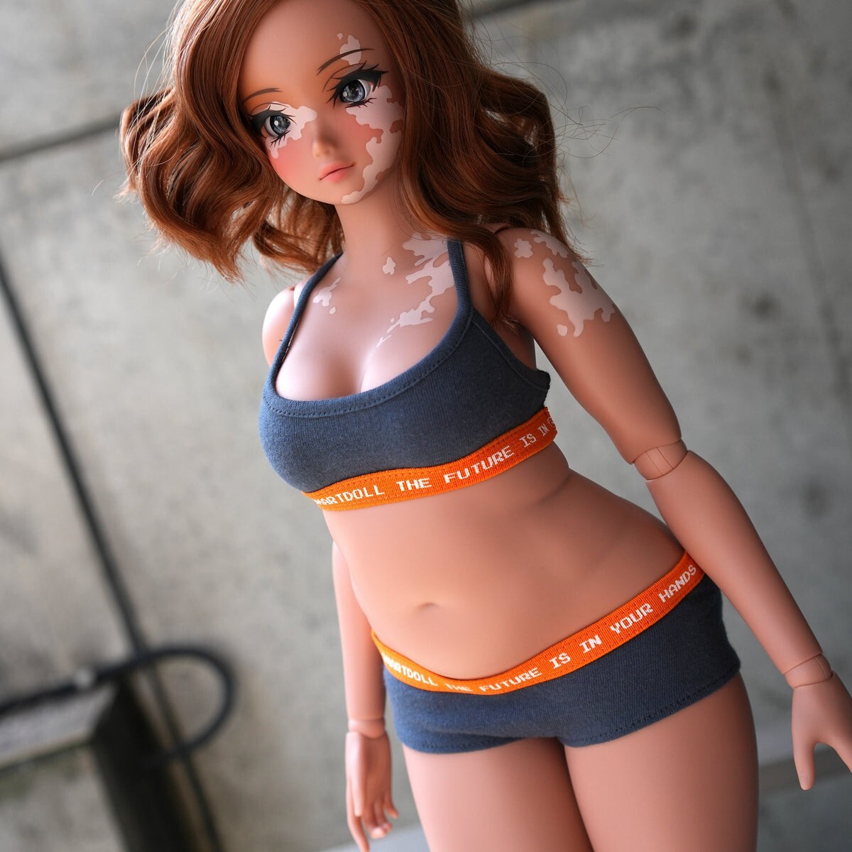 Smart Doll Courage pear TEA Sports Bra Set Figure Mirai Fully Assembled ...