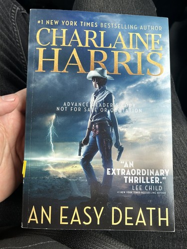 Charlaine Harris ~ An Easy Death - Advanced Readers Copy | eBay