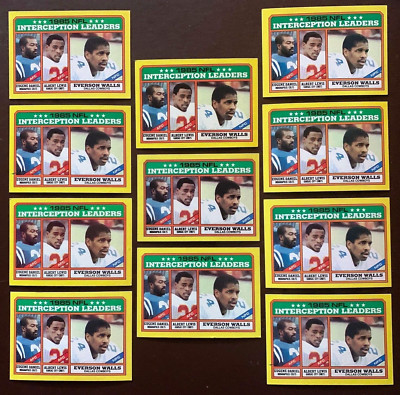 11) ALBERT LEWIS Kansas City Chiefs HOF(?) 1986 Topps Leaders ROOKIE ...