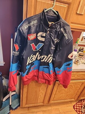 VintageMark Martin #6 Valvoline Leather Jacket Mens L NASCAR VintageMark Martin #6 Valvoline Leather Jacket Mens L NASCAR