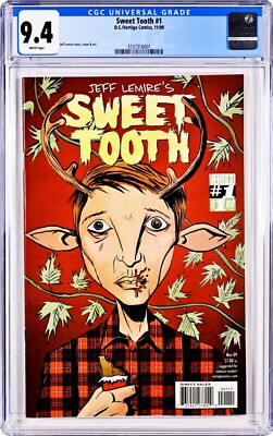 Sweet Tooth #1 (2009) CGC 9.4, Mint Case! White Pages! NETFLIX Series ...