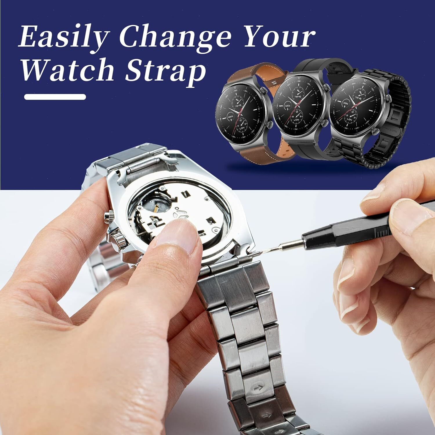 Eventronic Watch Repair Kit, Professional Watch Battery Replacement ...