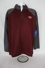 Mens Virginia Tech Pullover Jacket Size Large 1/4 Zip NCAA Sports ...