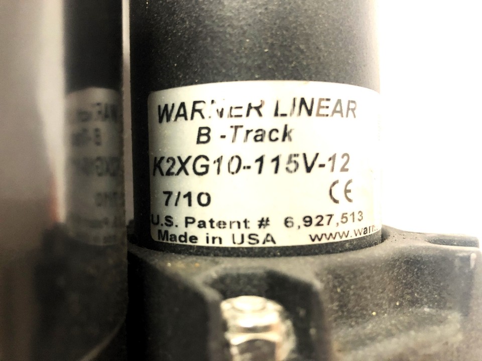 Warner Linear Actuator K2XG10-115V-12 (027-0188-115-03) NOS | eBay
