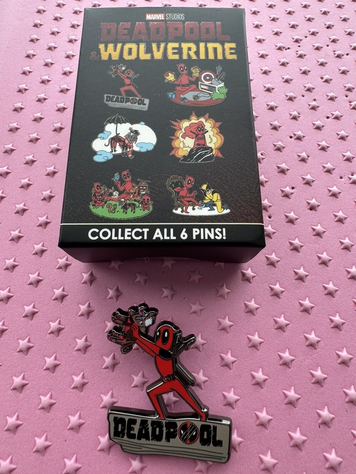 Marvel Deadpool Wolverine Disney Mystery Pin Deadpool Dogpool Lion King ...