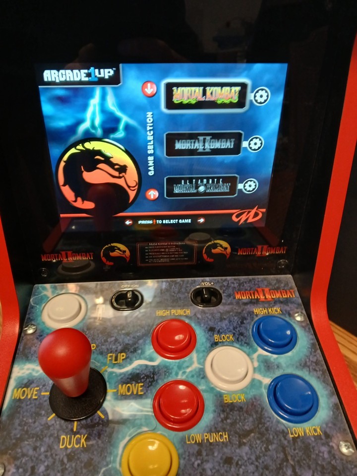 Arcade 1 Up Mortal Kombat 2 Countercade II EXCELLENT CONDITION WITH BOX ...