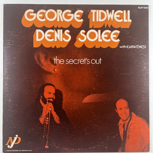 George Tidwell & Denis Solee “The Secret’s Out” LP/NJP 1001 (EX) 1978 ...