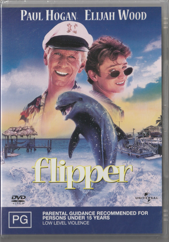 Flipper DVD Brand New and Sealed Region 2 4 5 Paul Hogan Elijah Wood ...