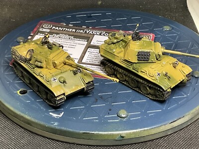 Flames of War Painted German SS Panther (IR) Tank Company HQ with Card ...
