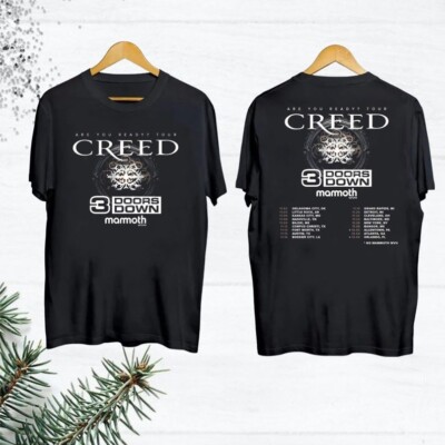 Creed Band Are You Ready 2024 Tour Shirt, Creed Band Fan Gift Shirt ...