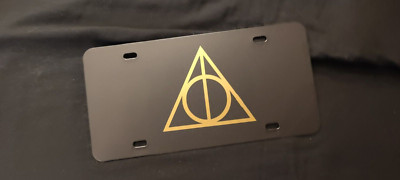 Deathly Hallows Plastic License Plate Harry Potter | eBay