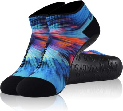 2 PR RANDY SUN Barefoot Quick-Dry Sand Beach Socks, Breathable Yoga ...