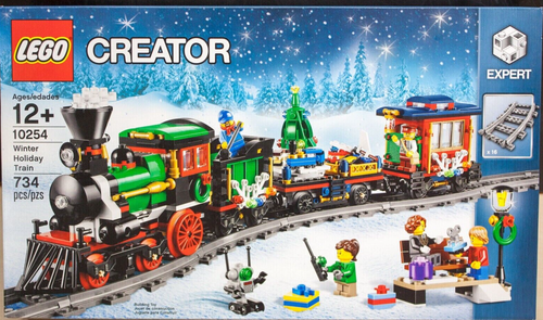 Lego Creator Winter Holiday Train 10254 Building Kit 734 Pcs Retired ...