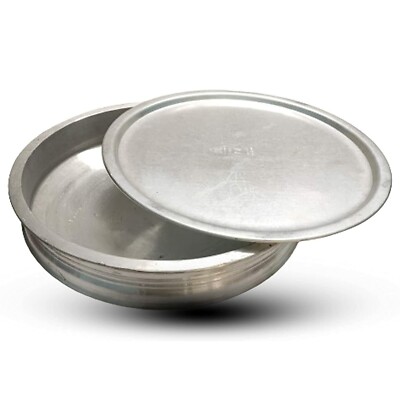 INDALIUM ALUMINIUM URULI POT / WOK WITH LID FOR COOKING & SERVING 15 ...